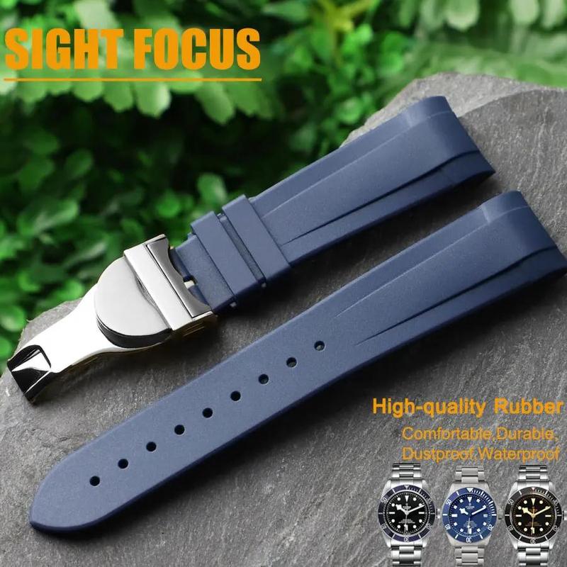 Jalur Jam Tangan Getah FKM, 22mm, untuk Tudor Black Bay GMT 1958 ...