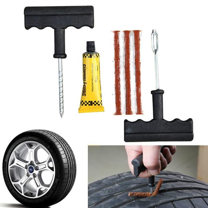 Jual ALAT TAMBAL BAN TUBLES MOBIL MOTOR PRAKTIS / PAKET SET EMERGENCY ...