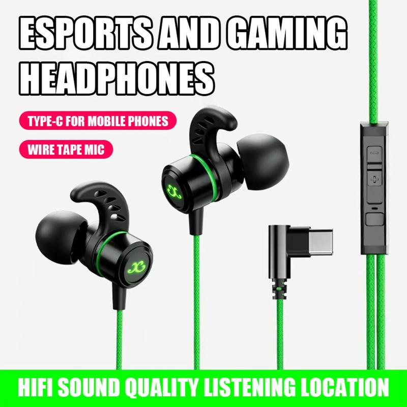 [Best for Malaysia] Chicken Game Headset! Type-C Wired Gaming In-Ear ...