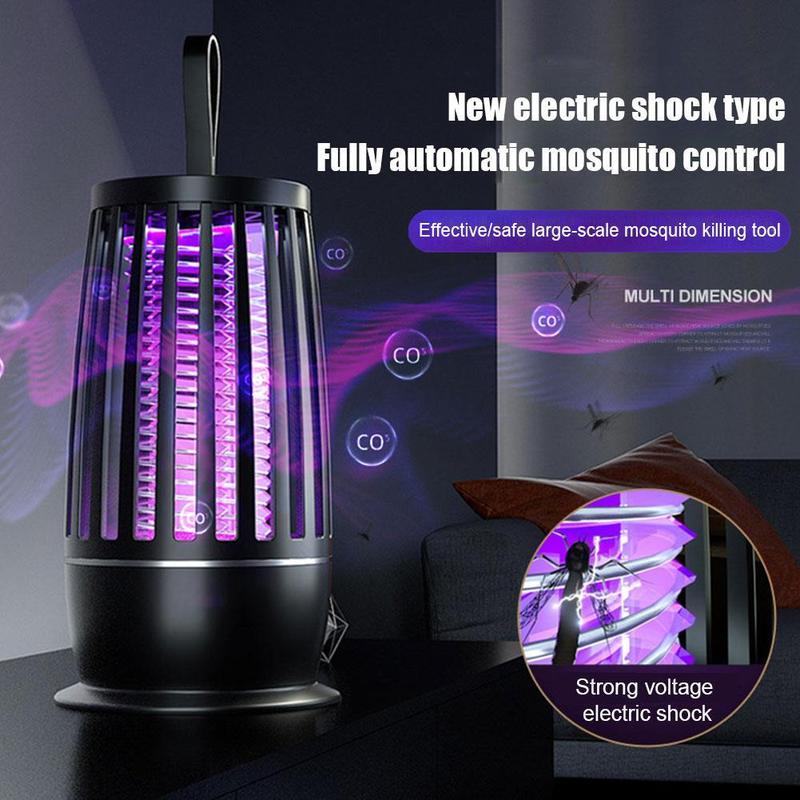 Electric Mosquito Killer Lamp Portable LED Light Fly Bug Zapper ...