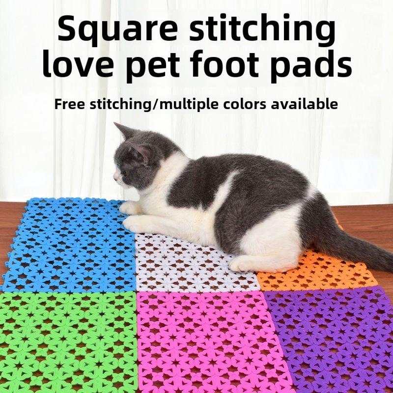 Pet Foot Pad Plastic Base Pad Dog Crate Base Plate Cat Cage Griding ...