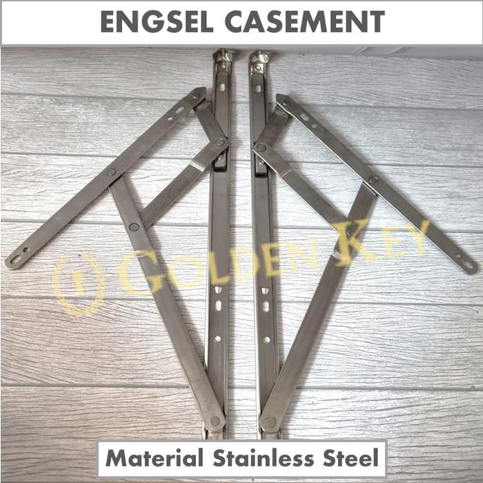 Engsel Jendela Casement 430 S/S 16" Inch Friction Stay Stainless - Shop ...