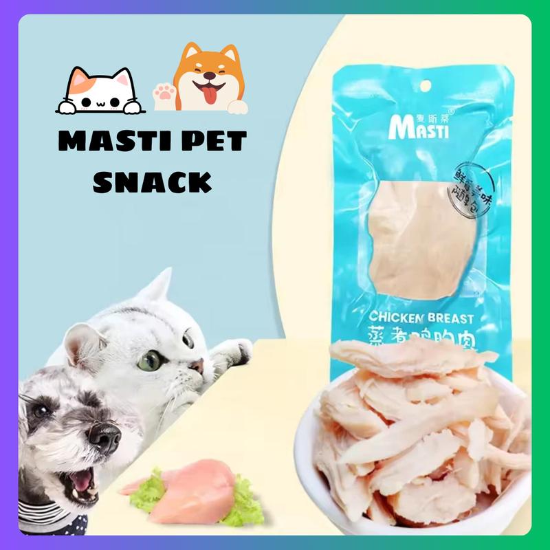 Real Chicken Breast Masti Pet Snack for Cats and Dogs 40g - TikTok Shop ...