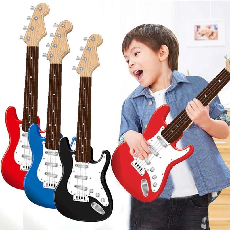 Mainan Gitar Elektrik, 17In, untuk Kanak-kanak, 4 Tali, Alat - TikTok ...