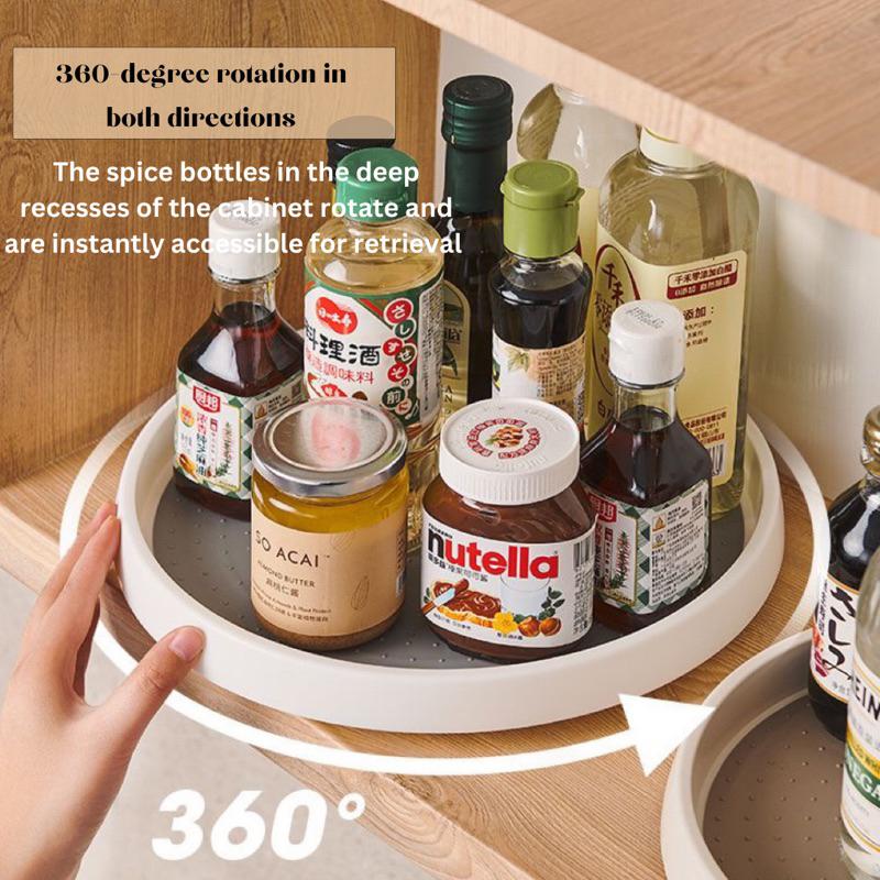 UKIYO - Kitchen Turntable Rotating Storage Tray | Space Saving - TikTok ...