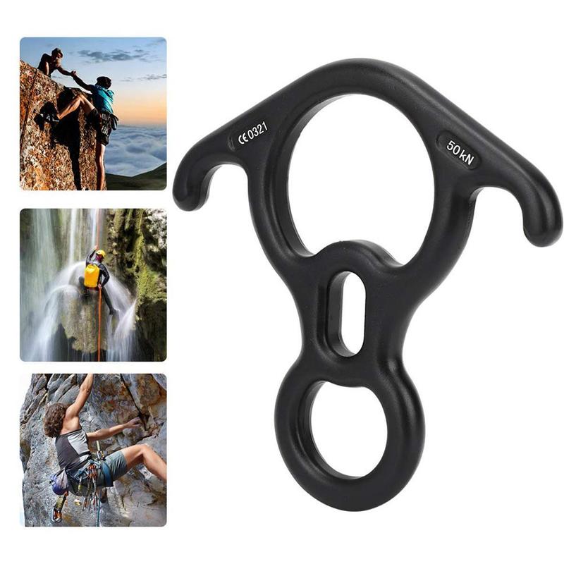 Outdoor Climbing Cow Horn 8-Shaped Descender, Protector Hor - TikTok ...