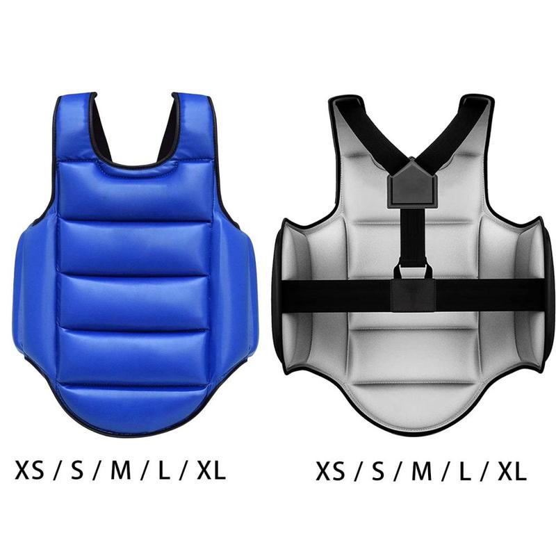 Taekwondo Protector Vest Kickboxing Rib Shield Armour Mma Karate ...