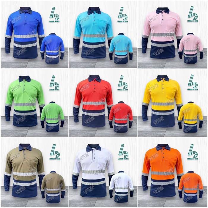 Jual T-shirt Safety / Polo Safety Kaos polo / pakaian pria / krah polo ...