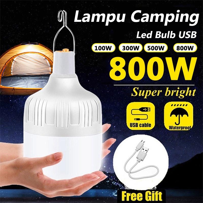 Rechargeable Led Bulb USB Portable Lamp Camping Light for Emergency ...