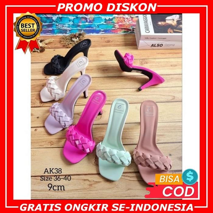 Hills Cewek Kekinian 2022 Hak Kaca Heels High Heels Kondanga - Shop ...