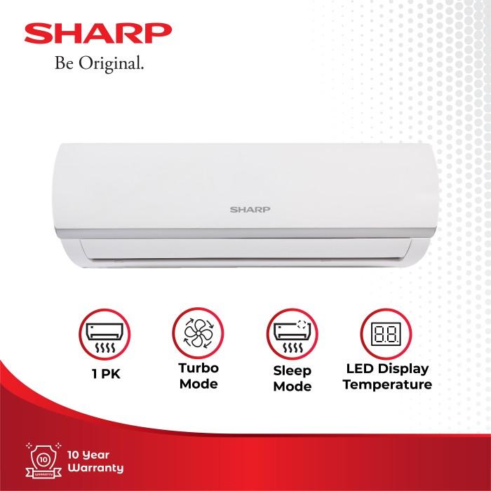 Sharp 1PK AC Split Air Conditioner Standard AHA9ZCY (+AUA9ZCY) - Shop | Tokopedia