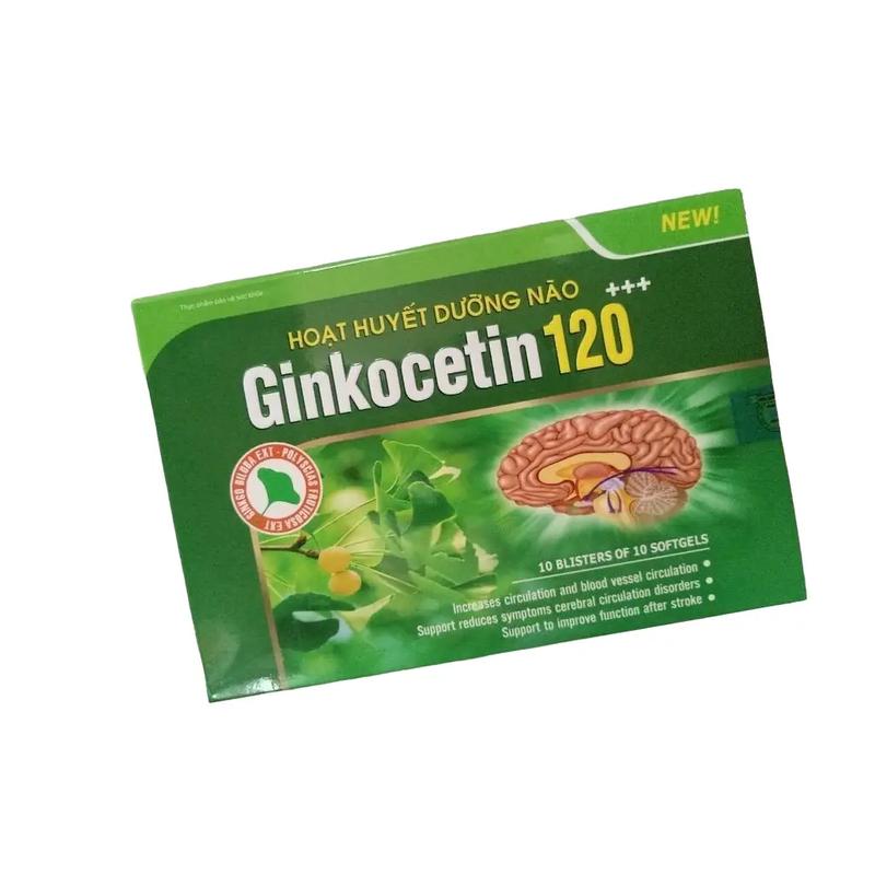 Ginkocetin 120++ - Hoạt huyết dưỡng não giúp cải thiện chức năng ...