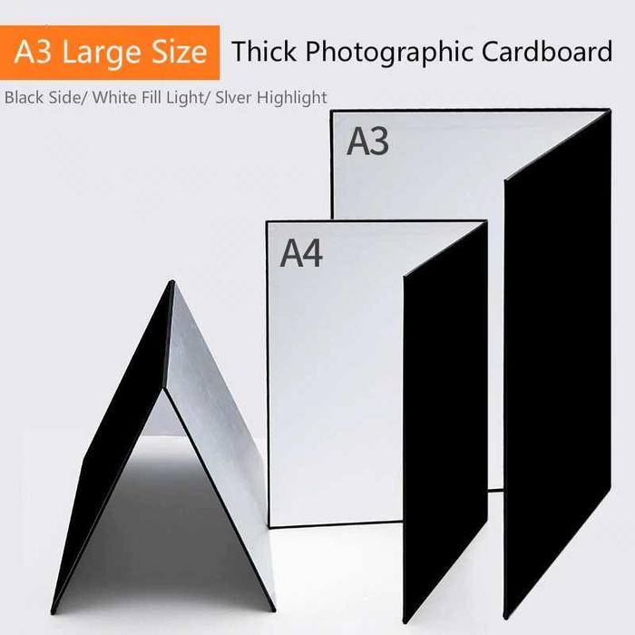 Jual Papan Reflector Lipat Cardboard 3 in 1 Reflective Paper A3 ...