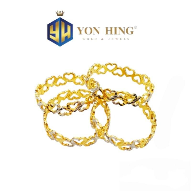 Cincin Full Love 2 Tone Bajet Saiz 9 15 Emas 916 Yon Hing - TikTok Shop ...