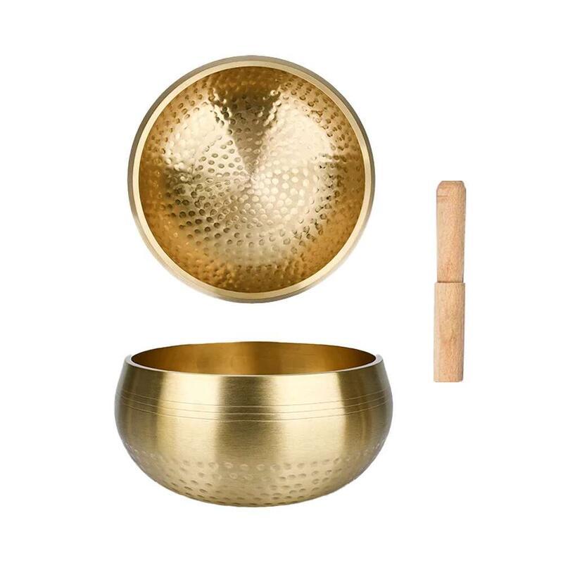 Tibetan Handmade Brass Singing Bowl, Yoga Meditation Bowl for Sound ...