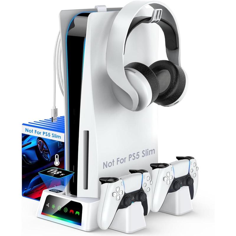 PS5 Stand and Cooling Station with Temperature Sensor ( ), - TikTok Shop