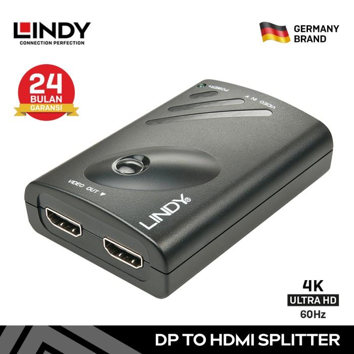 Promo LINDY 38409 DisplayPort to 2 Port HDMI MST Hub Expander Splitter ...