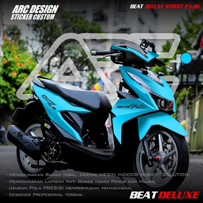 Jual (COD PROMO) TERBARU Decal Sticker Honda Beat DELUXE STREET 2020 ...