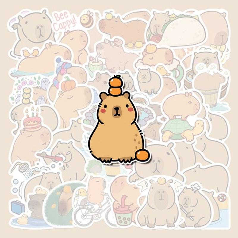 Pin Capybara, Reka Bentuk Indah, Pin Lapel Comel, Gaya Kawai - TikTok ...