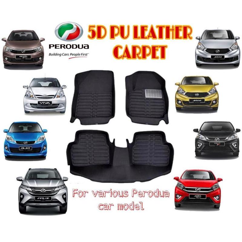 2022 Latest🔥(2 colors) Perodua 5D Car Carpet Custom Made No - TikTok ...