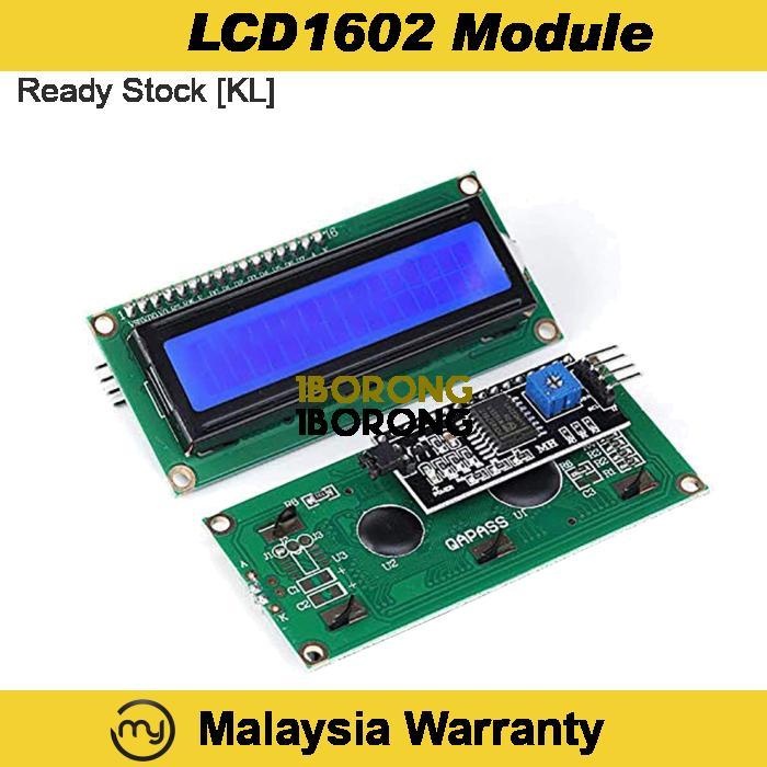 Serial IIC I2C LCD 1602 (16x2) Blue Liquid Display Module fo - TikTok ...