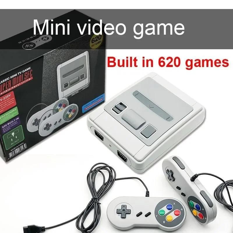 Retro TV Game Console with 620 Classic Games 8bit AV Output Video ...