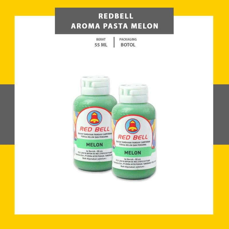 MELON RED BELL PERISA PASTA MAKANAN 55ML - REDBELL AROMA PASTA BUAH ...