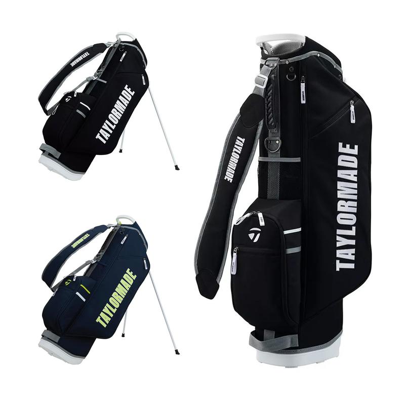 TaylorMade Graphic Logo Carry Stand Bag Black ขนาด 9 นิ้ว 5 ช่อง ...