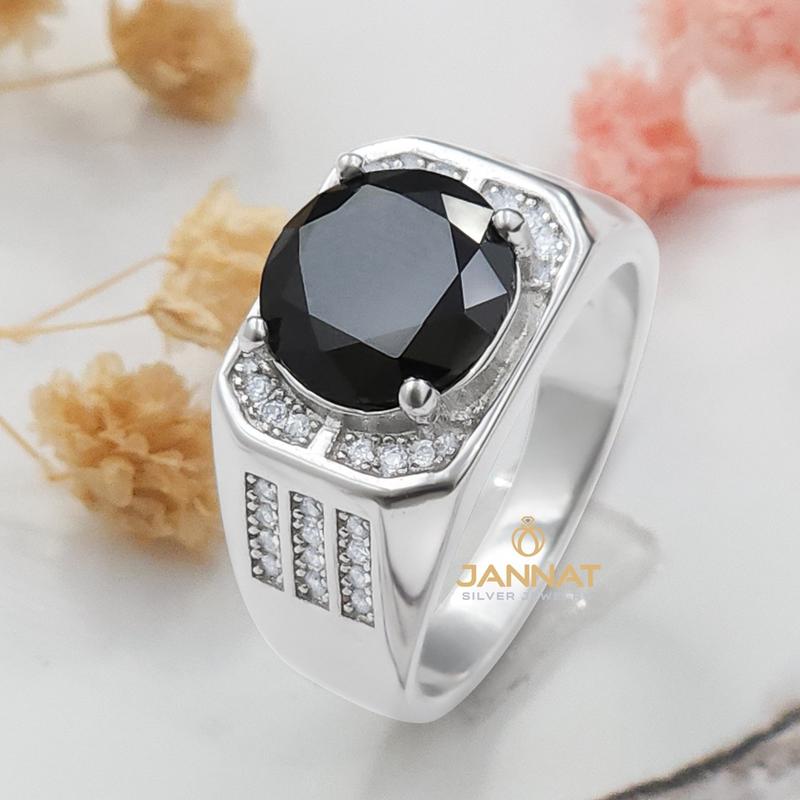 Bugatti 925 Genuine Sterling Silver Engagement Men Ring ( Cincin ...