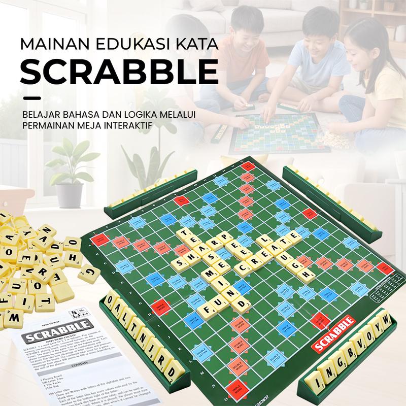 AY Mainan Edukasi Huruf Kata Scrabble - Shop | Tokopedia