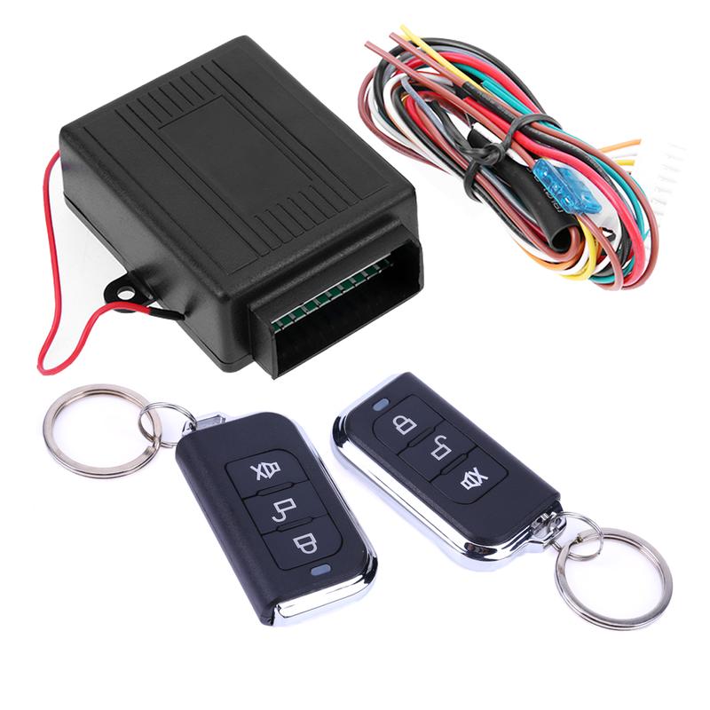 Car Central Door Lock Universal Remote Central Locking Kit Opening ...