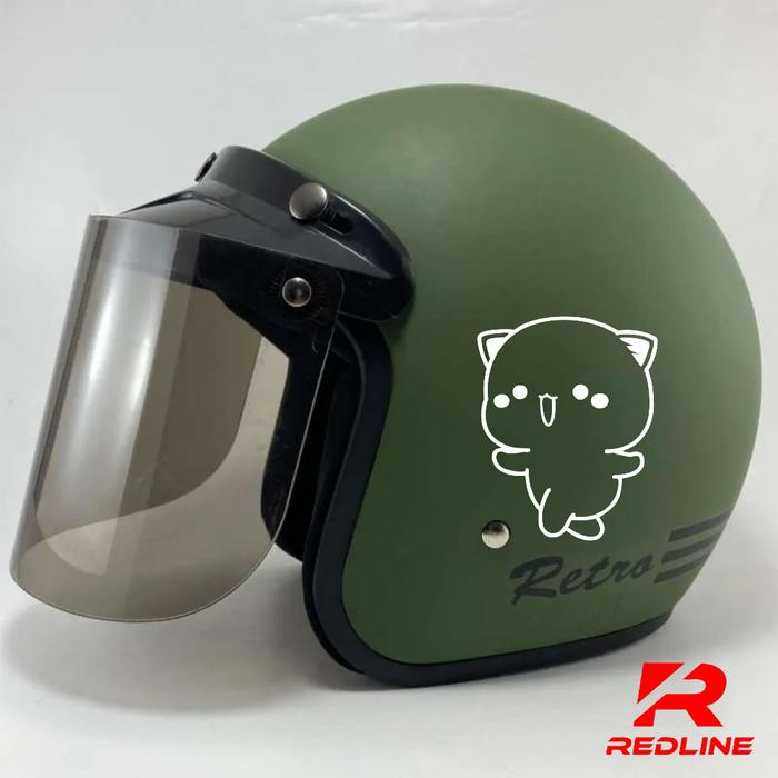 Jual Stiker Kucing Lucu Sticker Cutting Helm Dan Motor - Varian 1 ...