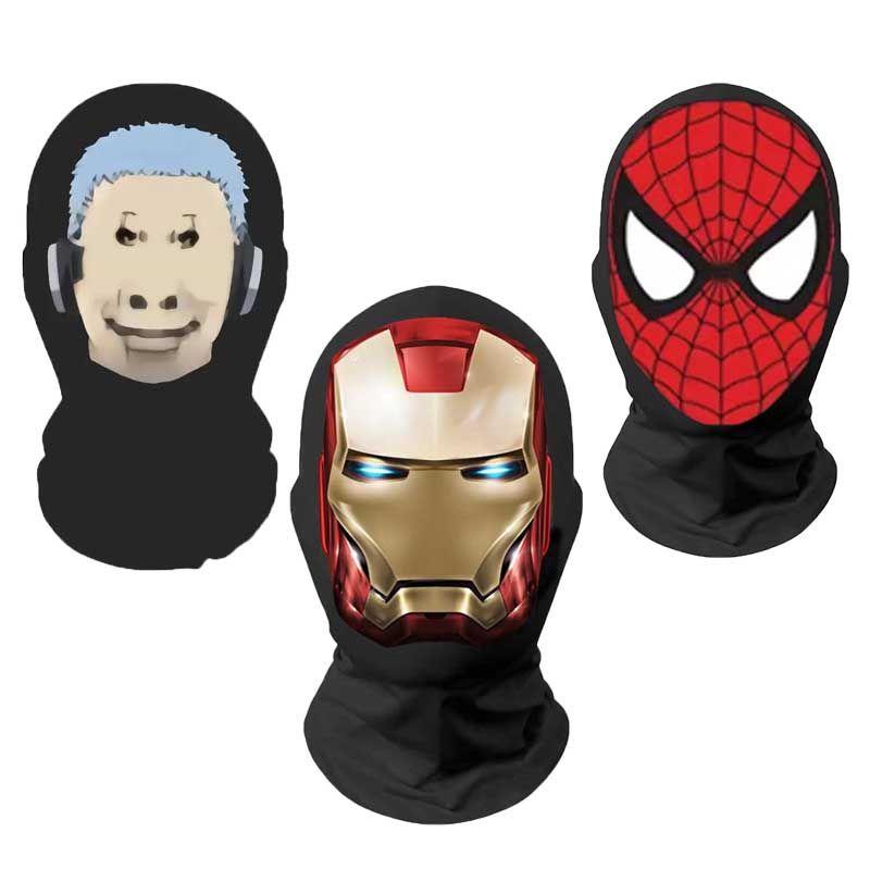 Topeng Spider-Man, Topeng Lelaki Besi, Gaya Marvel, Topeng Lucu ...