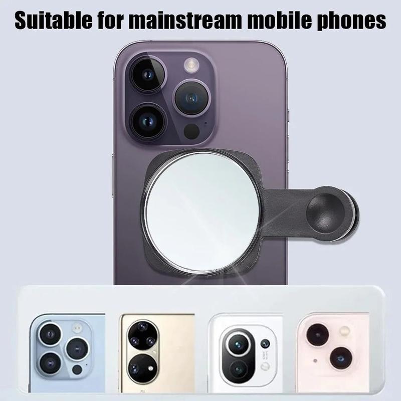 Universal Back Cell Phone Camera Mirror Reflection Shooting Clip ...