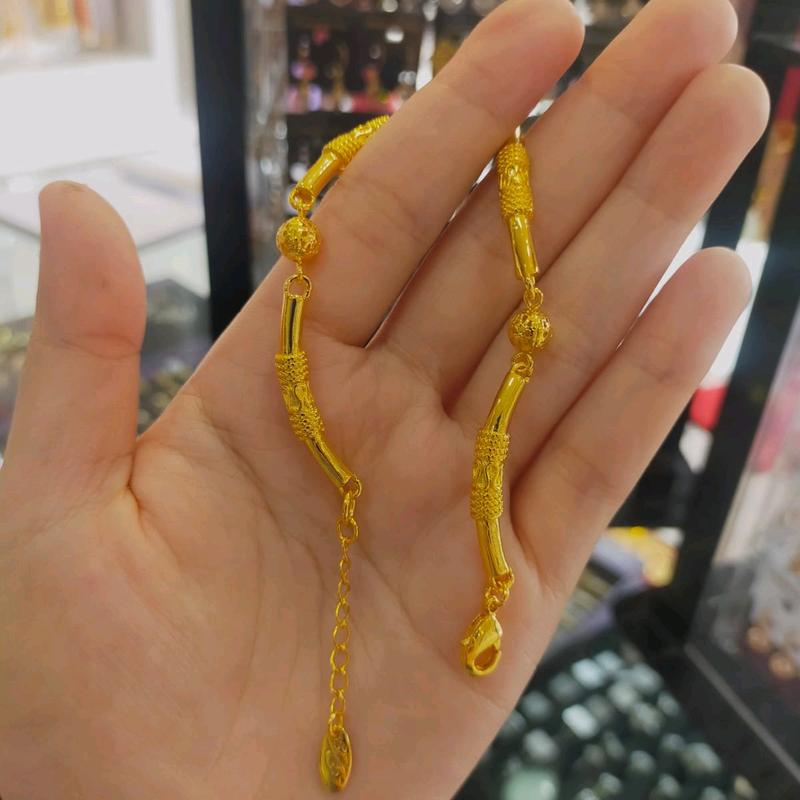 gelang bambu 4 import Kuning Kuning - Shop | Tokopedia