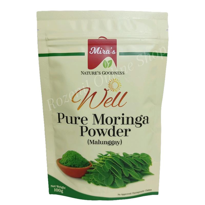 Pure Moringa Malunggay Powder Miras 100g Flavor Spice - TikTok Shop ...