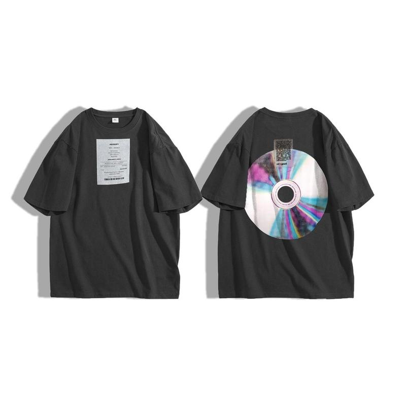 （Hantar segera）Short sleeve - CD - Summer travel round neck cotton ...