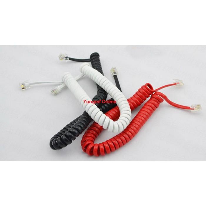 RJ11 COIL Telephone Extension Phone Cord Cable (CP-C-031) - TikTok Shop ...
