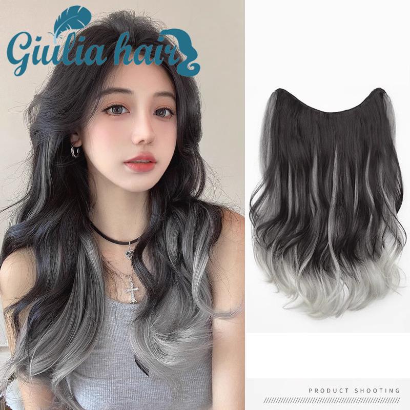 Giulia Hair One Piece Style curly Hairaris Painted Patch with - TikTok ...