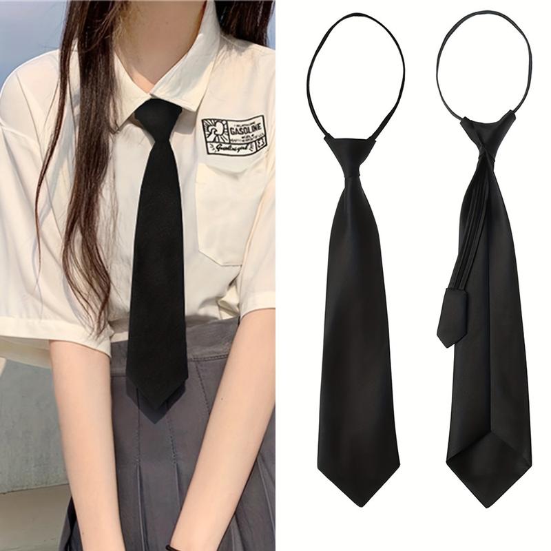 Sut Baju Seragam Tali leher Hitam, untuk Wanita,, bow talile - TikTok ...