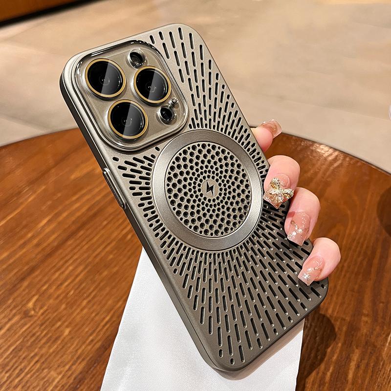magnetic heat dissipation shell Liquid Phone case iphone15 Pro - TikTok ...