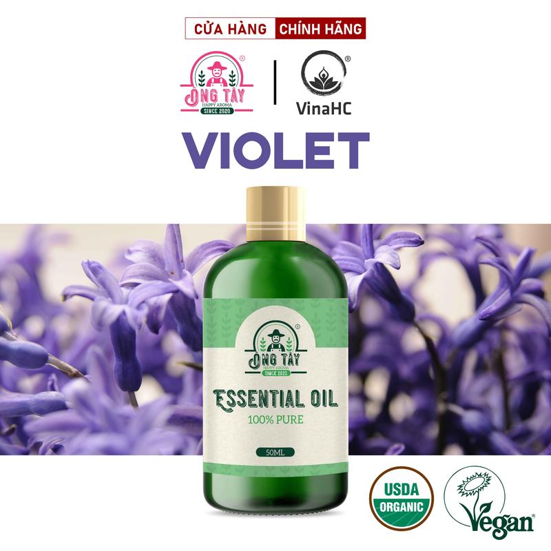Tinh dầu hữu cơ Organic Violet ÔNG TÂY 100ml - TikTok Shop Vietnam