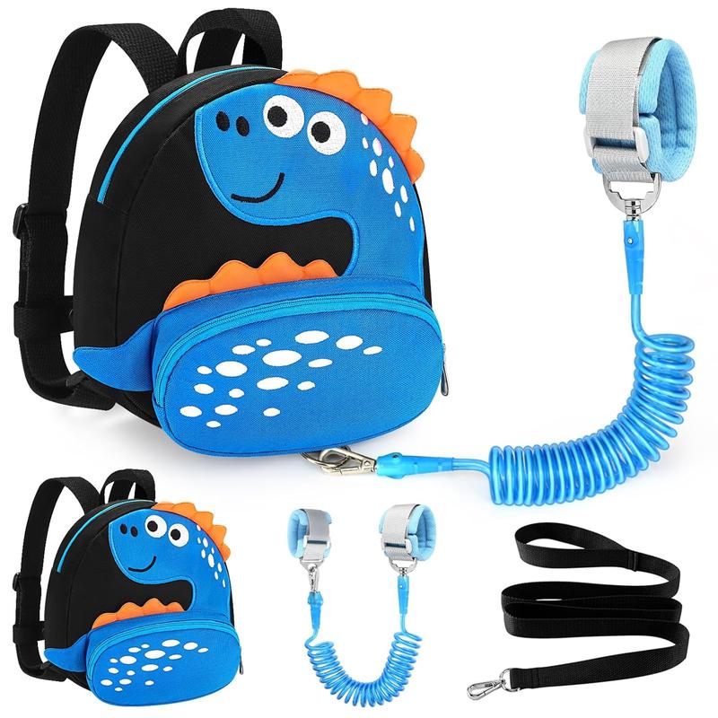Toddler Backpack Leash, Cute Dinosaur Kids Harness Backpacks with Anti ...
