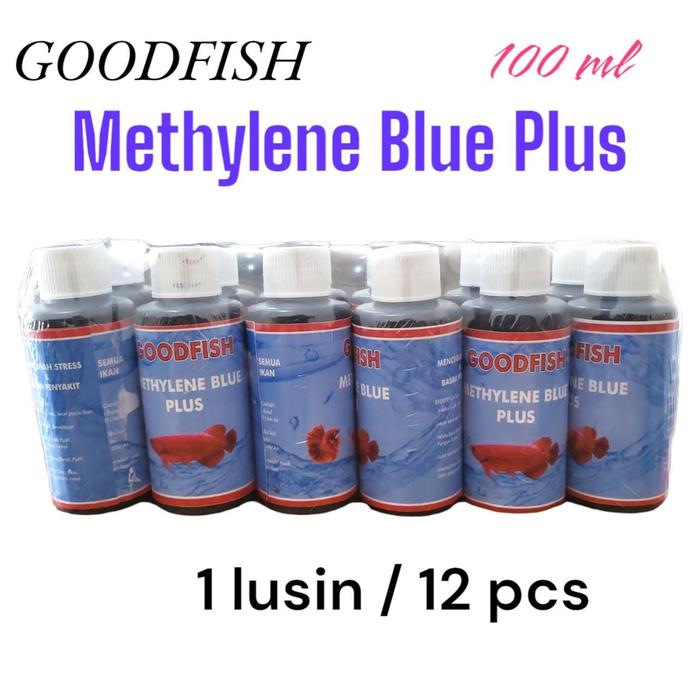 Promo Goodfish 1 lusin methylene blue 100 ml Obat ikan anti jamur ...