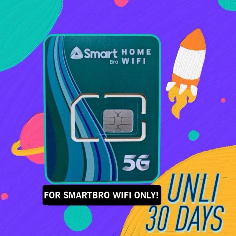 SMART HOME WIFI Simcard UNLI DATA for 30days pldt sim - TikTok Shop ...