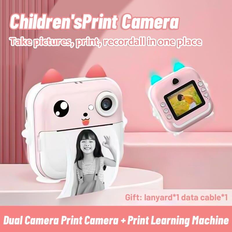 Q5 Mini Children Instant Print Camera Kids Camera 1080P Printer ...