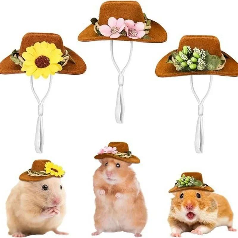 Mini Christmas Hat for Small Animals Adjustable Pet Headgear - TikTok ...