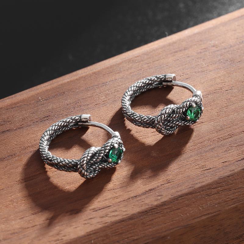 Anting-anting Hipoalergenik, Bertali, Bertatah Simpulan Berpintal ...