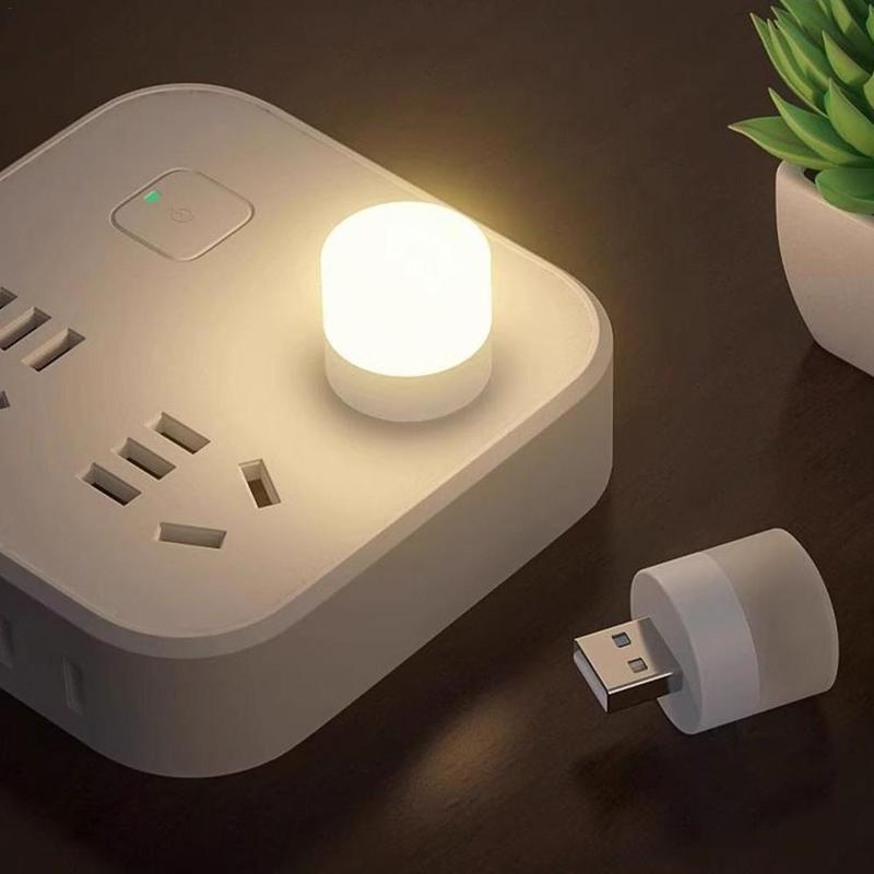 2025 LED Mini USB Night Lights USB Plug Charging Night Lamps - TikTok ...