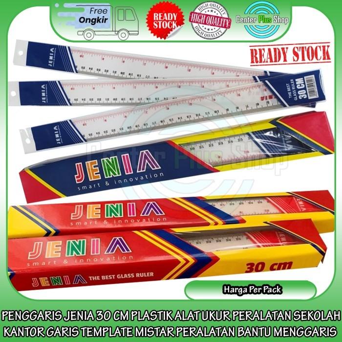 Jual Ruler Mistar Jenia Per Pack Penggaris Panjang 30 Cm Basic Alat ...